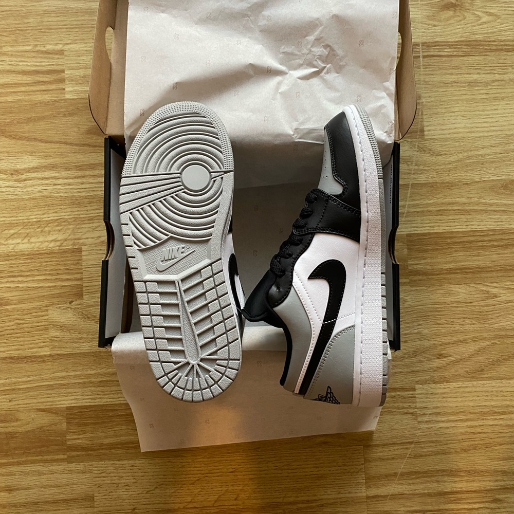 100% Authentic Air Jordan 1 Low “Shadow Toe” - Gem